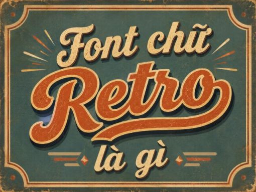 34+ Font chữ Retro Việt Hóa cực chất cho dân thiết kế (Tải miễn phí)